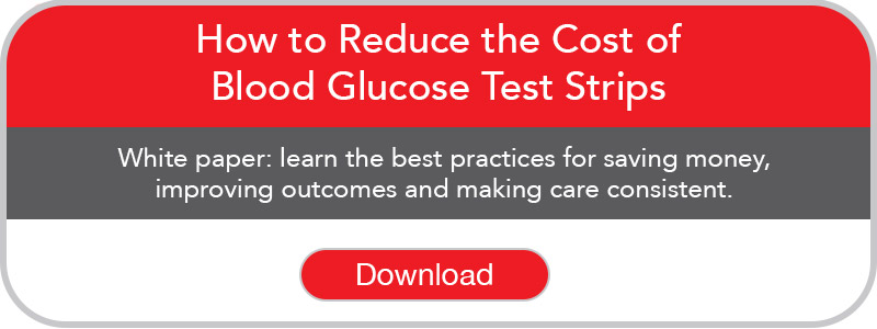 Why is TEE2 the fastest growing UK blood glucose testing strip?