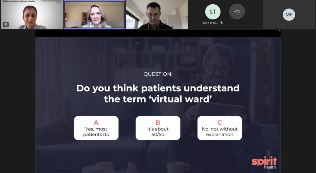 Webinar highlights: helping patients understand 'virtual wards'